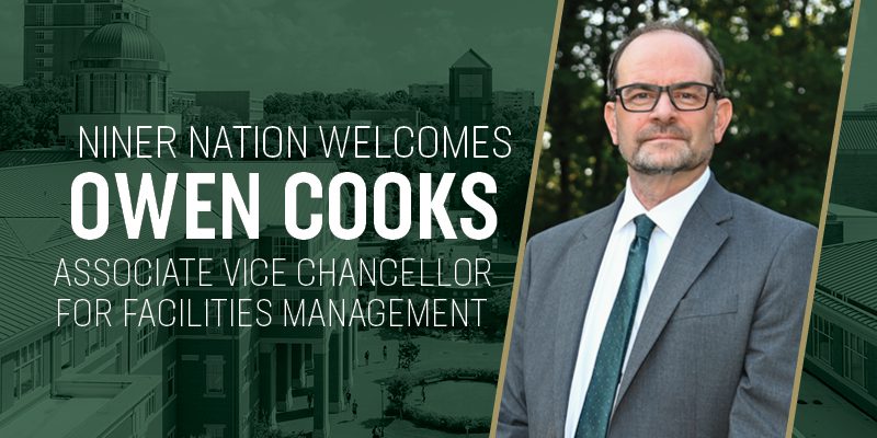 Owen Cooks Appointed Associate Vice Chancellor for Facilities ...